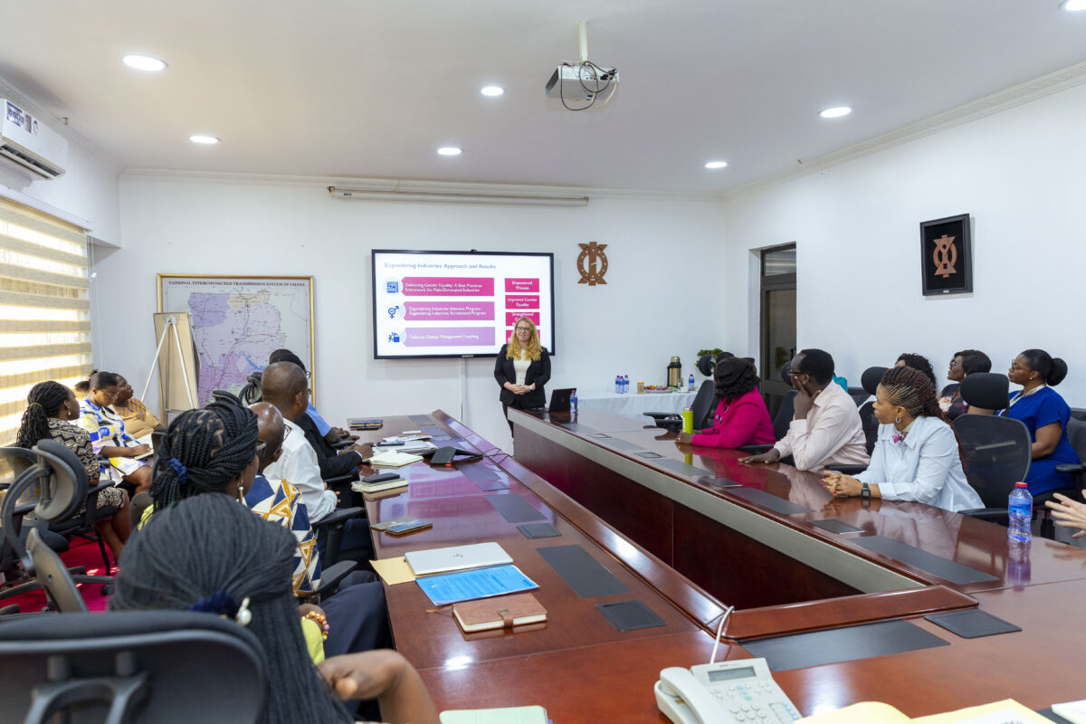 Usaid Training Team Meets Gridco Managment Ghana Grid Company Ltd